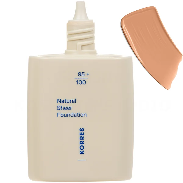 Korres Make-up Natural Sheer Foundation für frischen Glow